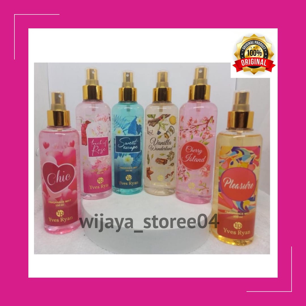 Jual FRAGRANCE MIST BY YVES RYAN 250ML ORIGINAL | Shopee Indonesia