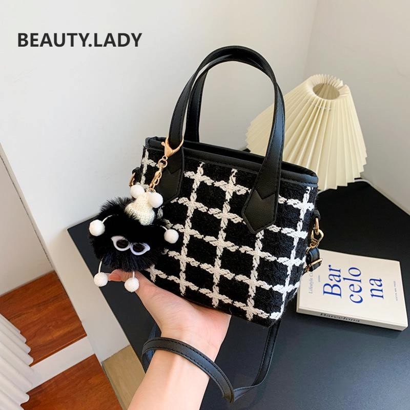 Jual BAO063 Tas kotak kotak wanita terbaru Tas Selempang Wanita Tas ...