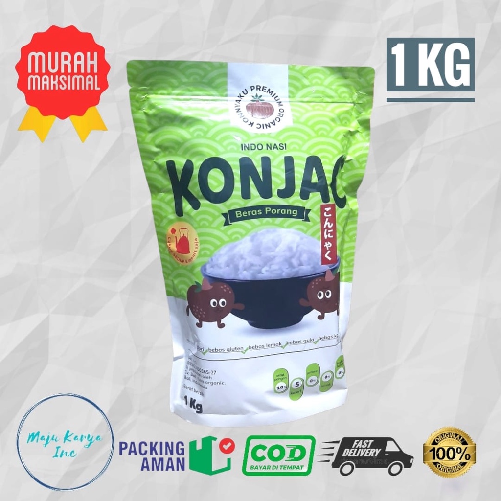 Jual Konjac Rice Shirataki Rice Beras Porang 1 kg | Shopee Indonesia