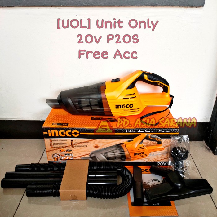 Jual Cordless Vacuum Cleaner Portable INGCO CVLI2001 Penyedot Debu P20S ...