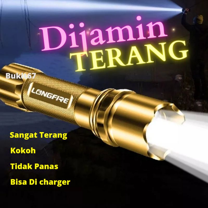 Jual Senter LED Police Swat Mini Chargeable Medan | Shopee Indonesia