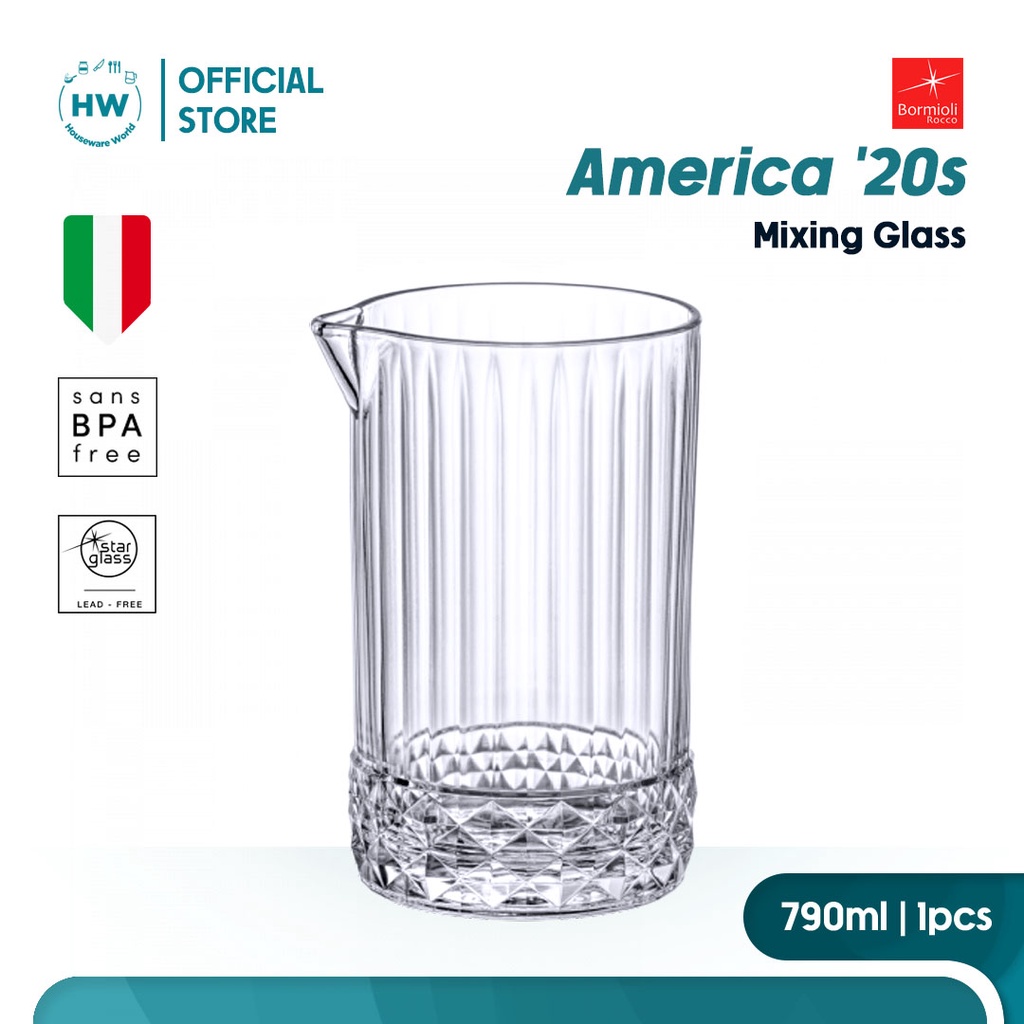 Jual Bormioli Rocco Gelas Mixing America '20s 790ml - 1pcs | Shopee Indonesia