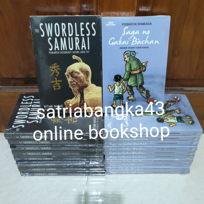 Jual Novel Paket Novel The Swordless Samurai Sc Dan Saga No Gabai ...