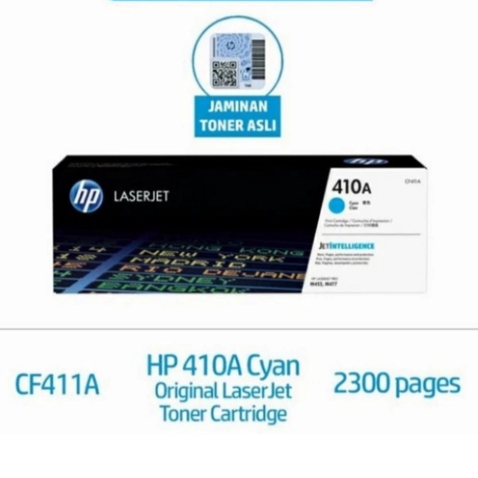 Jual HP 410A Cyan LaserJet Toner Cartridge ( CF411A ) | Shopee Indonesia