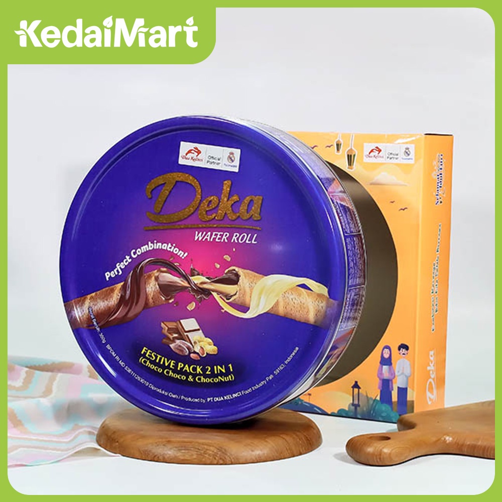 Jual Deka Wafer Roll Festive Pack 2IN1 350 Gram | Shopee Indonesia