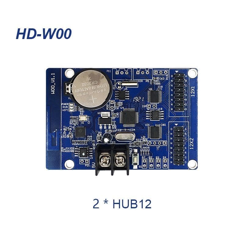 Jual HDW00 WIFI KONTROLER RUNNING TEXT HUIDU HD W00 2 HUB LED P10 | Shopee Indonesia