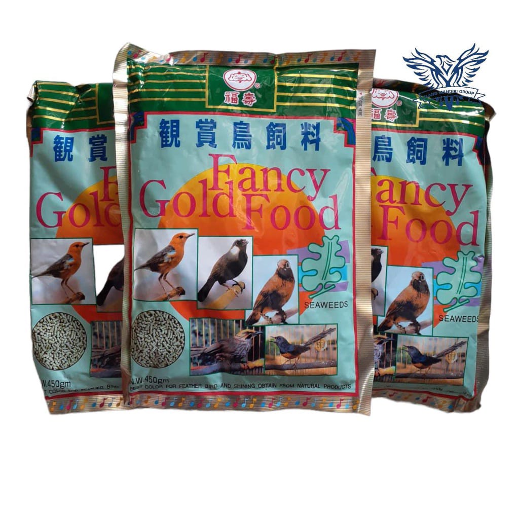 Jual Pakan Burung Murai Kacer Jalak Pur Fancy Gold Food Seaweed Rumput ...