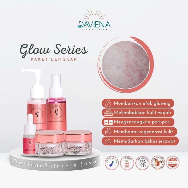 Jual Daviena Skincare Glowing Series Original | Shopee Indonesia