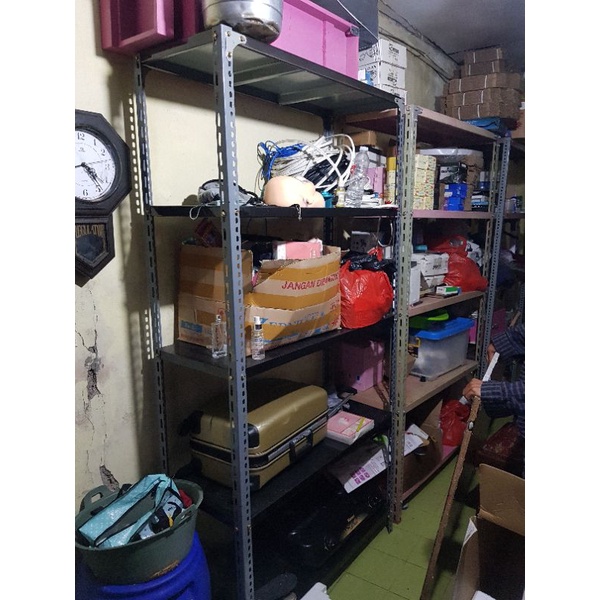 Jual RAK BESI ALUMINIUM HANYA RAK (BUKAN BARANG DI RAK NYA) RAK 5 ...