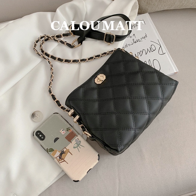 Jual Ready! Tas Rantai Wanita Lingge Messenger Tas Kecil Versi Korea ...