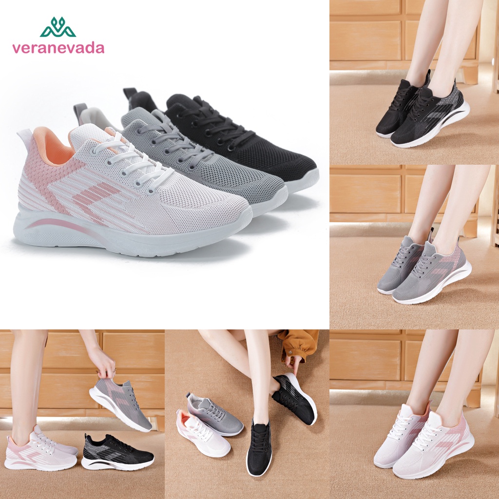 Jual Vera Nevada Sepatu Sneakers Wanita Sport Shoes A31 | Shopee Indonesia