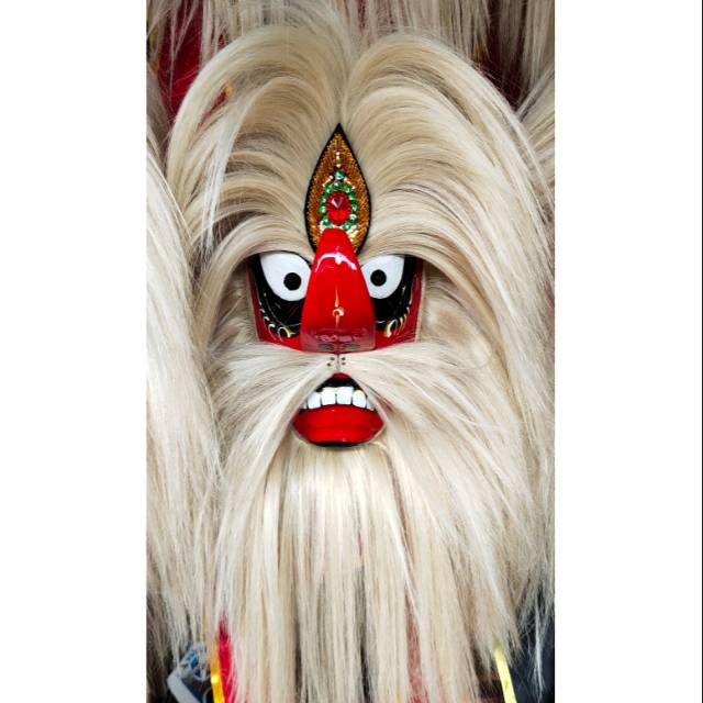 Jual TOPENG BUJANG GANONG GANONGAN - GANONGAN RAMBUT SINTESIS | Shopee ...