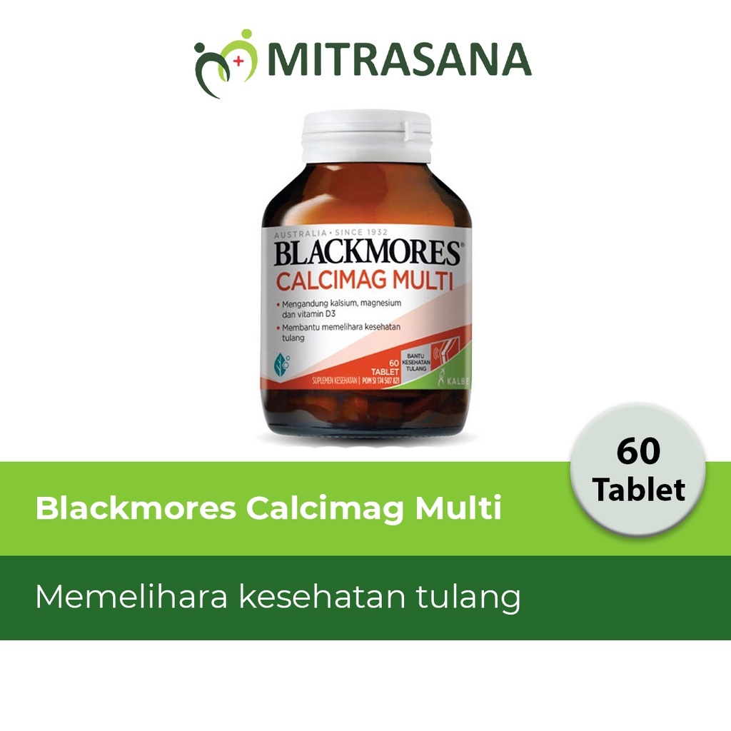 Jual Blackmores Calcimag Multi - 60 Tablet - Membantu Memelihara Kesehatan Tulang dan Otot ...
