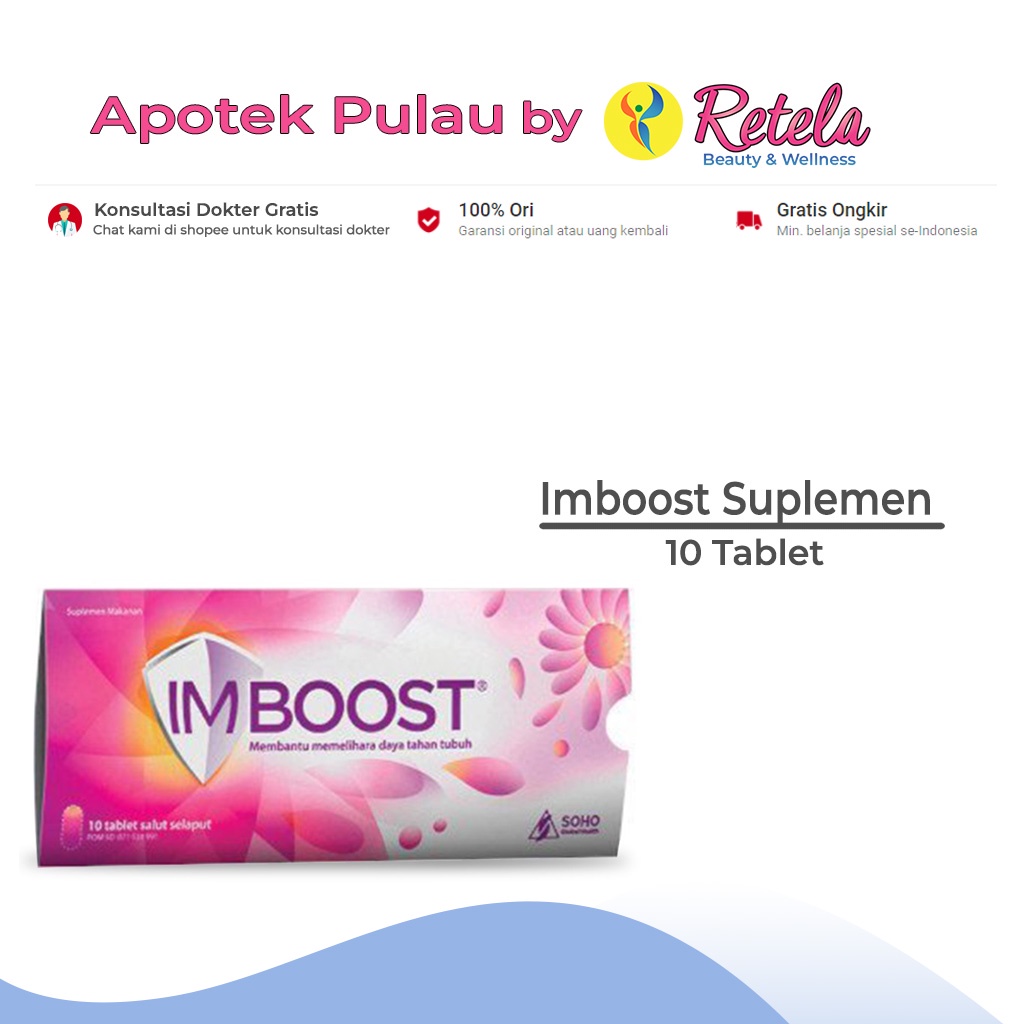 Jual IMBOOST 1 BLISTER 10 TABLET | Shopee Indonesia
