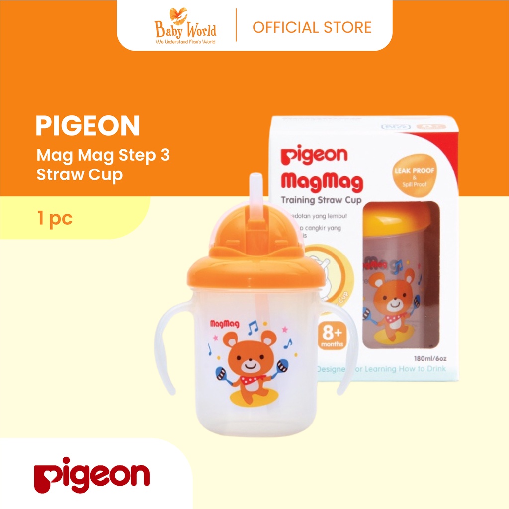 Jual PIGEON Mag Mag Step 3- Straw Cup | Shopee Indonesia