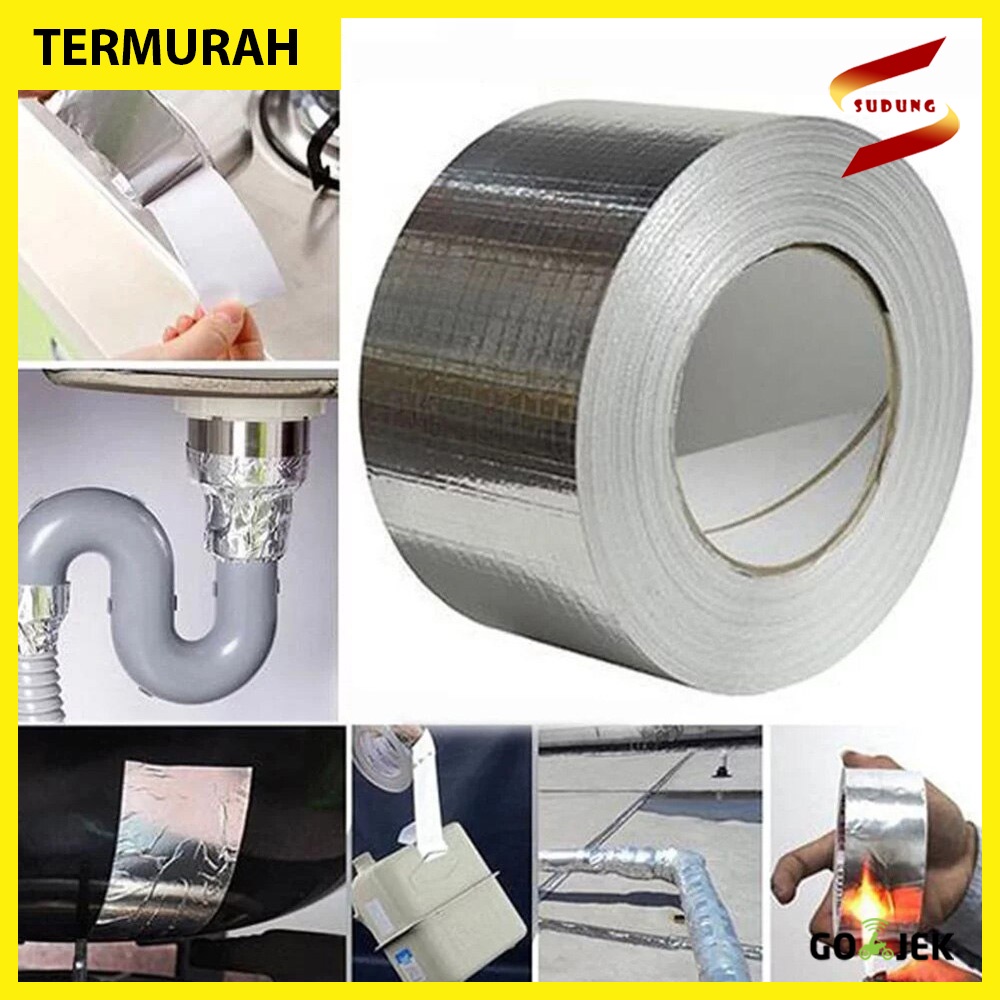 Jual Lakban Anti Bocor Aluminum Foil Butyl Super Ahesive Duct Genteng Seng Asbes Lakban ...
