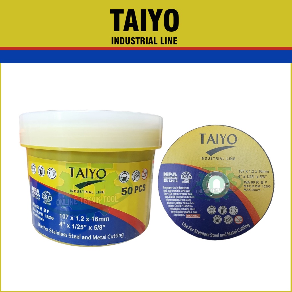 Jual Batu Gerinda TAIYO 4 inch Mata Gerinda | Shopee Indonesia