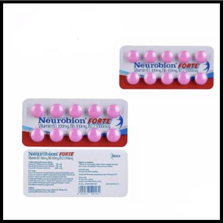 Jual Neurobion Forte 1 Strip 10 Tablet - Merah | Shopee Indonesia
