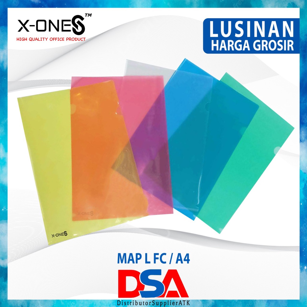 Jual DSA - MAP L ISI 1 LUSIN / CLEAR SLEEVE FOLIO / F4 HARGA GROSIR ISI ...