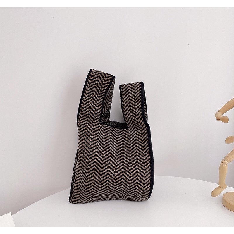 Jual NEW! Buffalow Bag Bangkok Knit Tote Bag Rajut Tas Buffalow Premium Quality | Shopee Indonesia