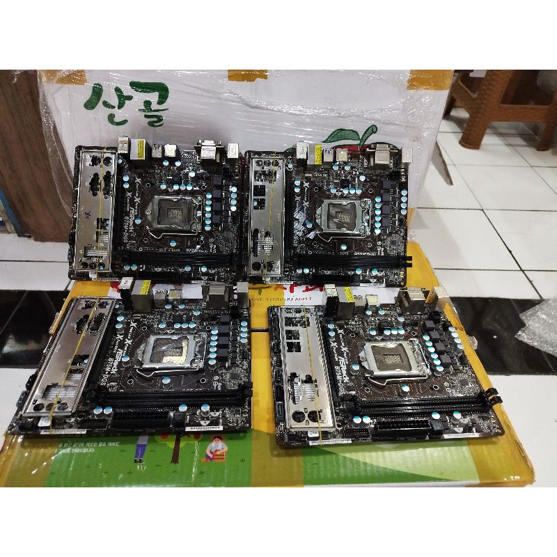 Jual mobo assrock B75 on board VGA socket 1155 USB 3.0 | Shopee Indonesia