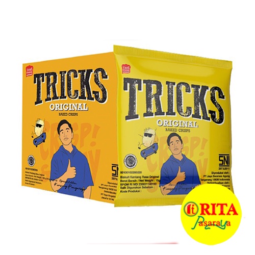 Jual Tricks Potato Chips Original 10 x 12 Gr | Shopee Indonesia