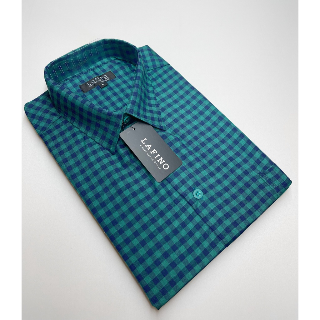 Jual LAFINO BASIC - HEM / KEMEJA KOTAK JUMBO PRIA LENGAN PENDEK BIG SIZE M L XL XXL XXXL XXXXL ...