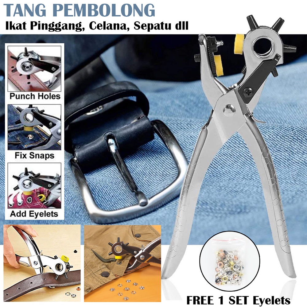 Jual Tang Pembolong Pembuat Lubang Pelubang Tali Ikat Pinggang Sabuk ...