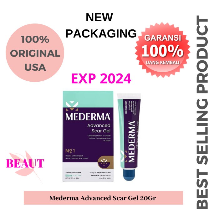 Jual Mederma Advanced Scar Gel 20Gr | Shopee Indonesia