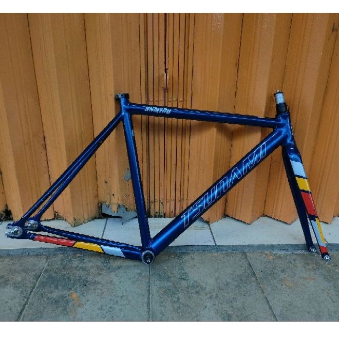 Jual Frameset Sepeda Fixie Tsunami SNM100 Size M (Second) | Shopee ...