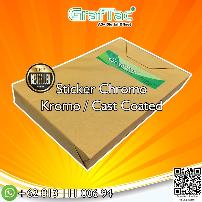 Jual Stiker Graftac Stiker Kromo Bontak Sticker Cast Coated - Self ...