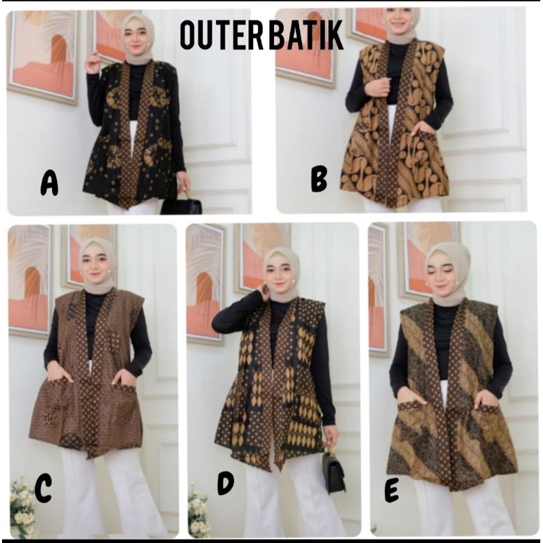 Jual ROMPI BATIK WANITA TANPA LENGAN MURAH CANTIK EKEGAN | Shopee Indonesia