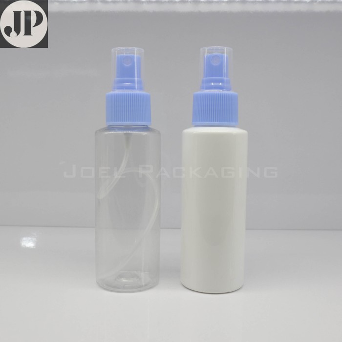 Jual BOTOL RF 100ML SPRAY BIRU PLASTIK PUTIH BENING CLEAR SEMPROT 100 ML - Putih | Shopee Indonesia