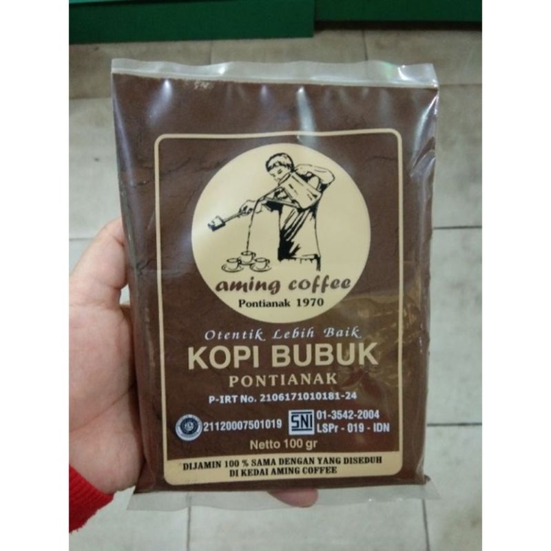Jual Aming Coffee (100g) Kopi Aming Asli Pontianak / Aming Kopi ...