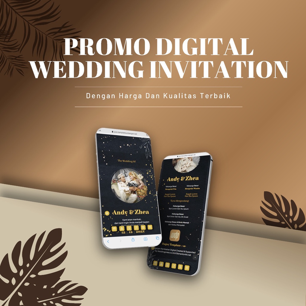 Jual Undangan Digital Website Pernikahan | Undangan Digital Web KODE ...