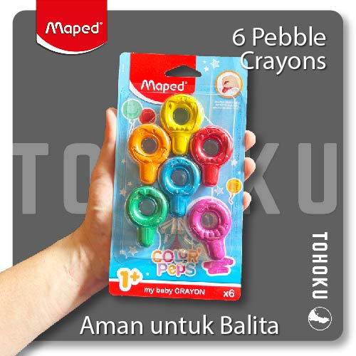 Jual Crayon Bayi - Maped Pebble Crayons - Early Age Crayons | Shopee ...