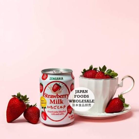 Jual Sangaria Strawberry And Milk Drink 275Ml / Susu Jepang / Minuman Impor Best Seller | Shopee ...