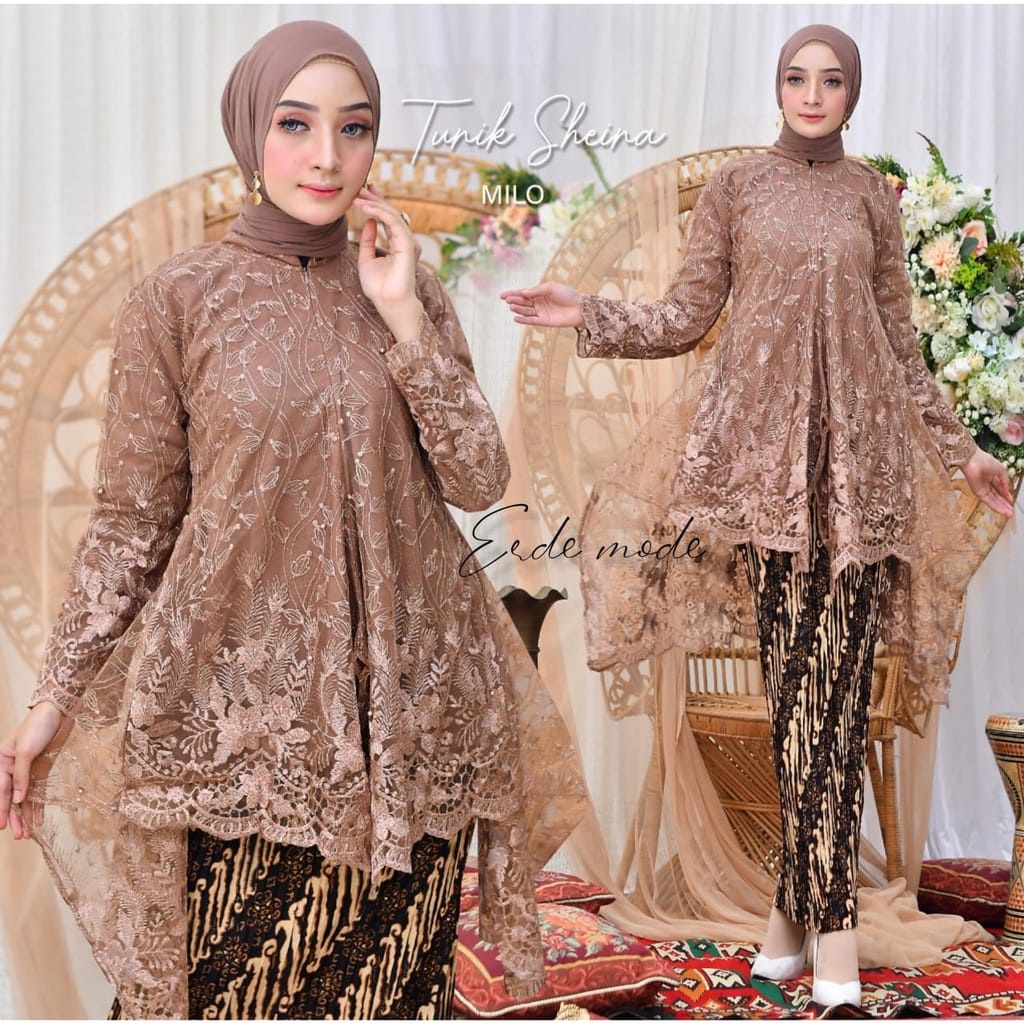 Jual Setelan Tunik Busui Kebaya Modern Setelan Kebaya Wisuda Kebaya ...