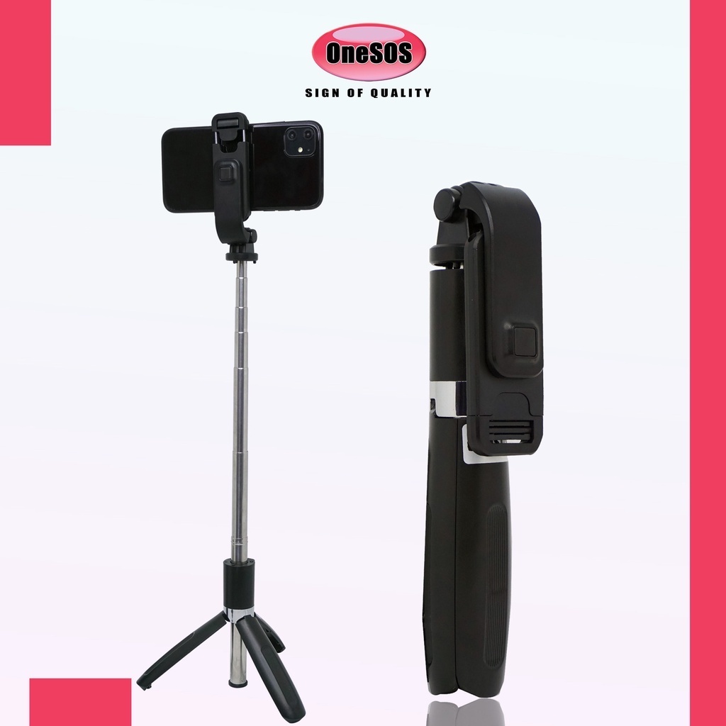 Jual SELFIE STICK L02 XT10 OneSOS Tongsis Tripod Holder 4 in 1 with ...
