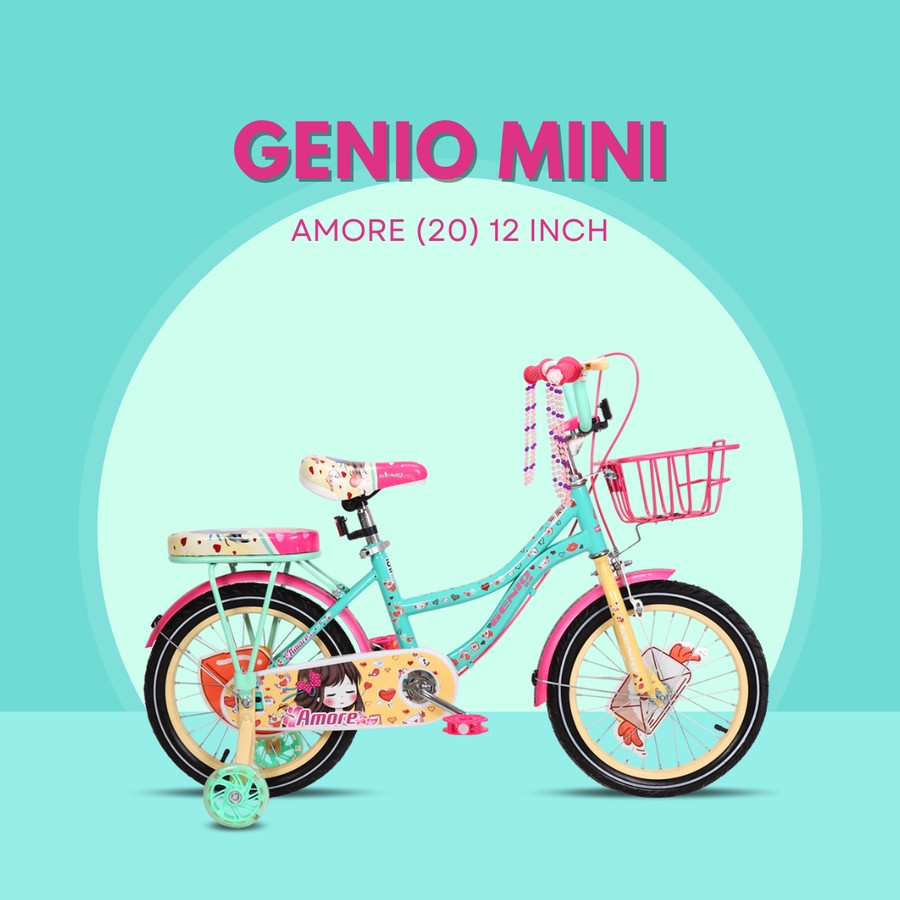 Jual Sepeda Mini Genio Amore 16 inch Sepeda Anak Mini Perempuan ...