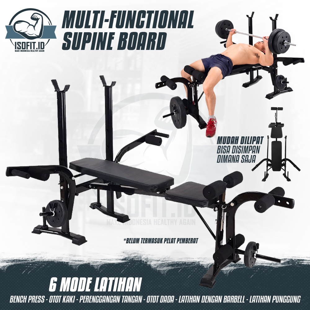 Jual Isofit.id Multi-Functional Supine Board / Bench Press Multifungsi ...