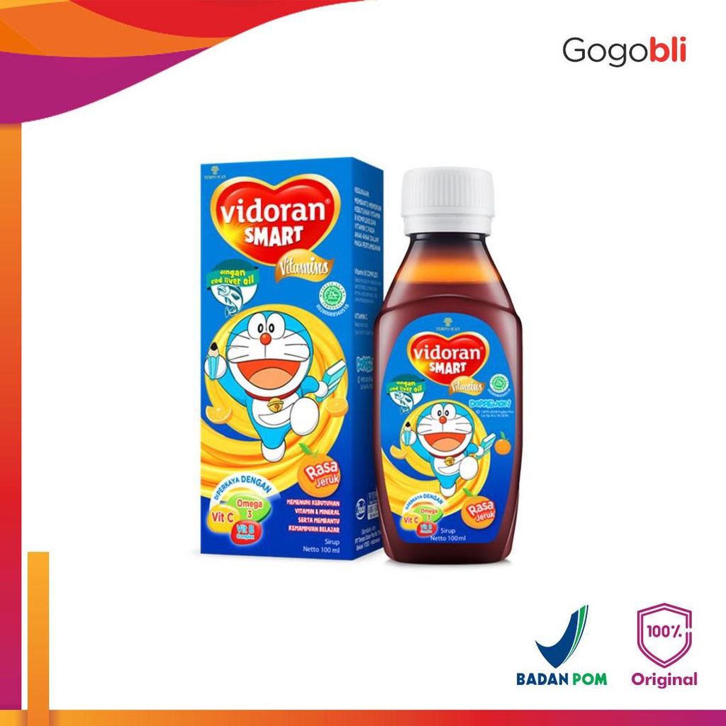 Jual Vidoran Smart Vitamins Syrup Orange 100ml | Shopee Indonesia