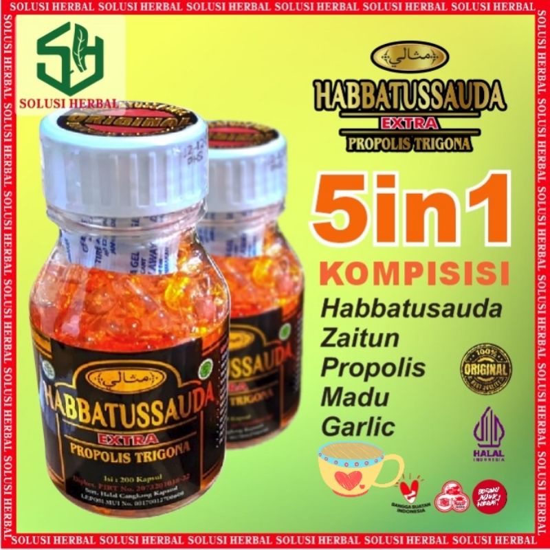 Jual hababtusauda isi 200/habbatusauda kapsul/habatusauda oil | Shopee ...