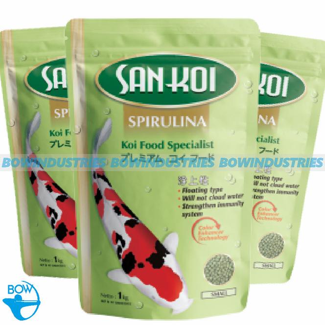 Jual Pakan Ikan Makanan Pakan Ikan Fish Food San Koi Sankoi Spirulina 2 ...