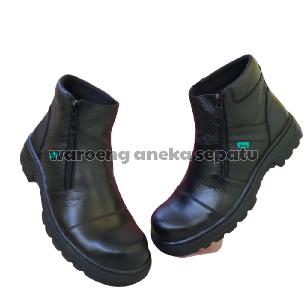 Jual Sepatu Boots Pria Kickers King Kulit Asli Sepatu Safety Kerja ...