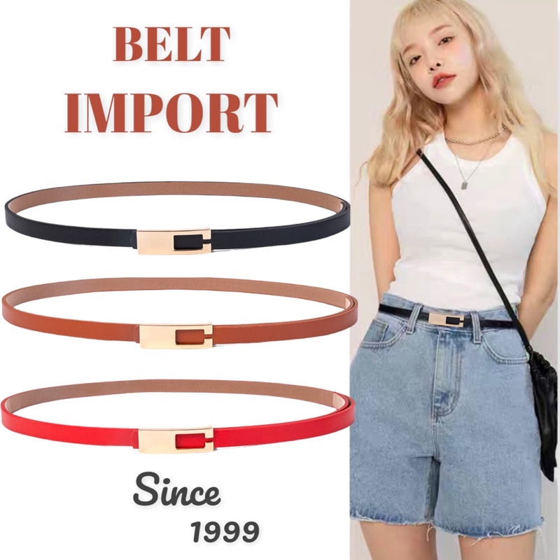 Jual SMARTGIRL IKAT PINGGANG WANITA FASHION TALI PINGGANG WANITA TERBARU BELT40 | Shopee Indonesia