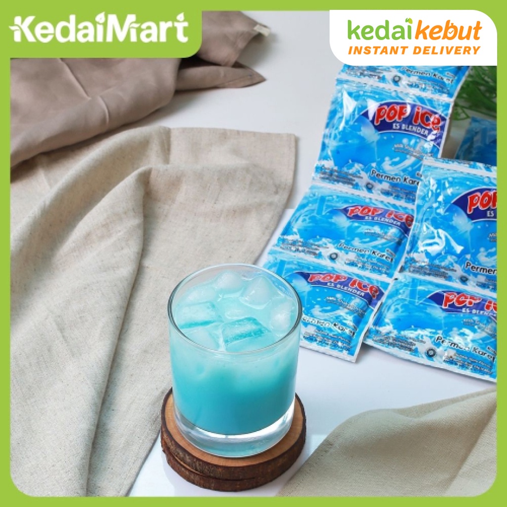 Jual Pop Ice Minuman Es Blender Rasa Permen Karet 10 Pcs X 25 Gram ...