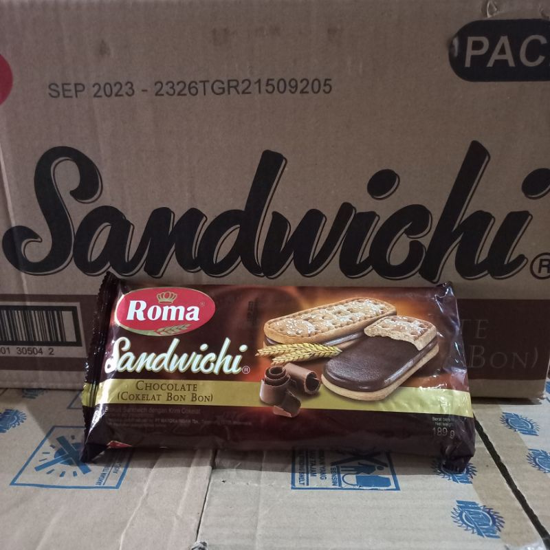 Jual Roma sandwich BESAR 157 gram 1 dus isi 42 pcs | Shopee Indonesia