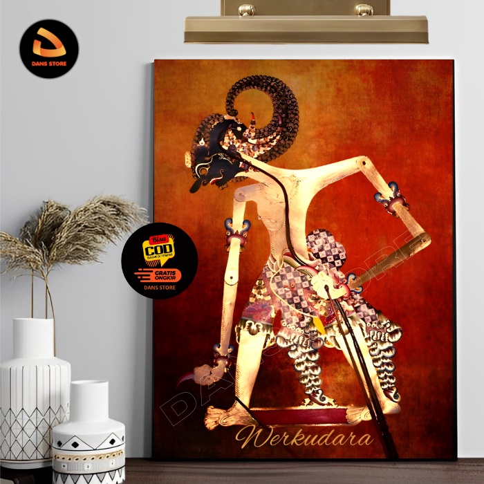 Jual Poster Wayang Bima Werkudara Bratasena Bimasena Untuk Hiasan ...