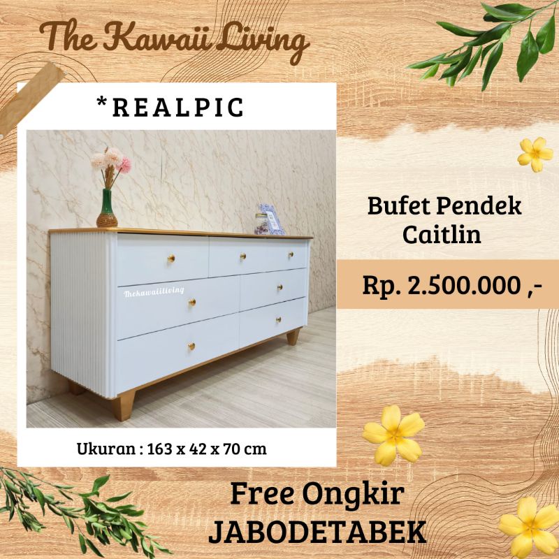 Jual Bufet Pendek Caitlin (Free Ongkir JABODETABEK) | Shopee Indonesia